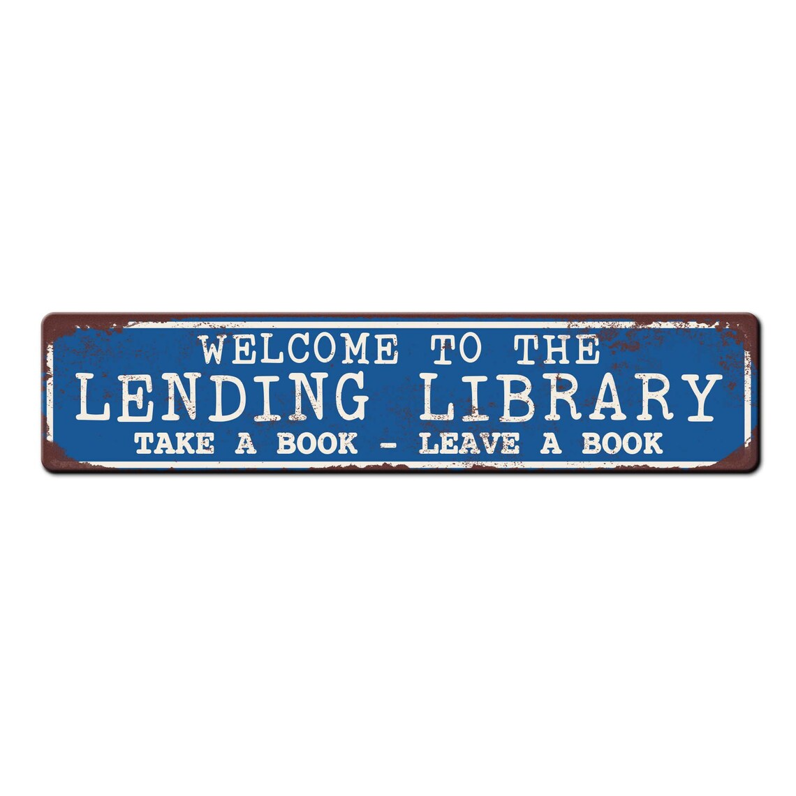 Lending Library Sign Reading Community Share Library Sign - Etsy