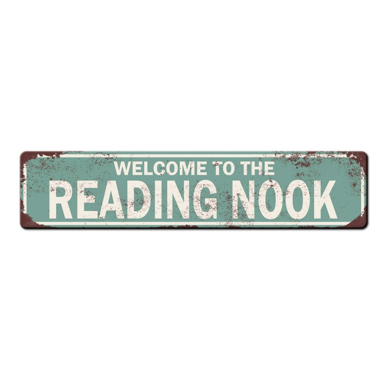 Reading Nook Sign Home Library Décor Book Lover Gift - Etsy