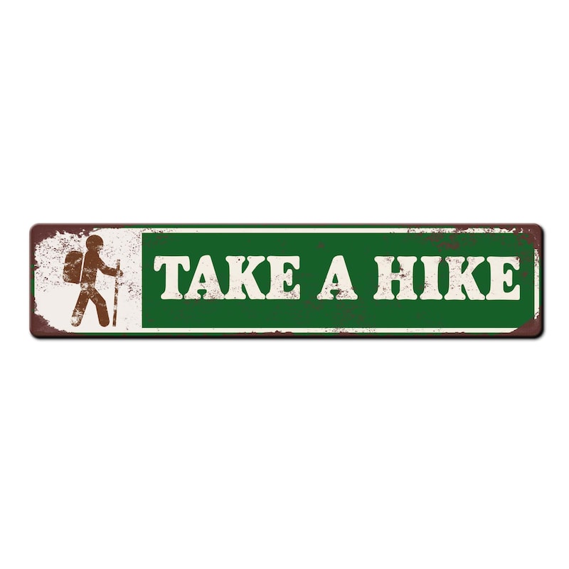 Hiking Sign - Etsy