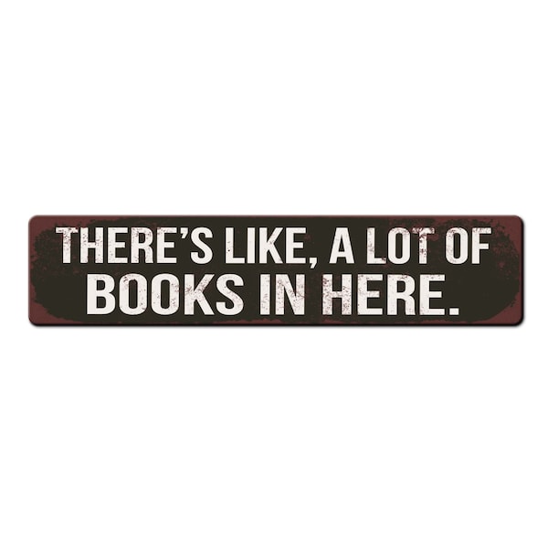 Library Sign - Etsy