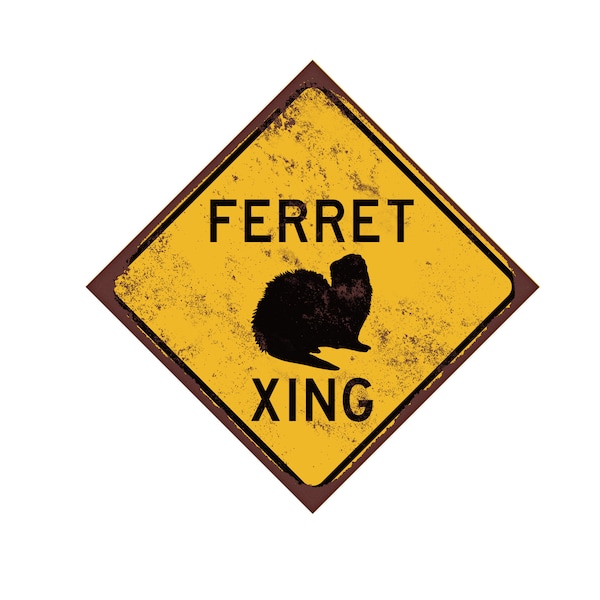 Ferret Sign - Etsy
