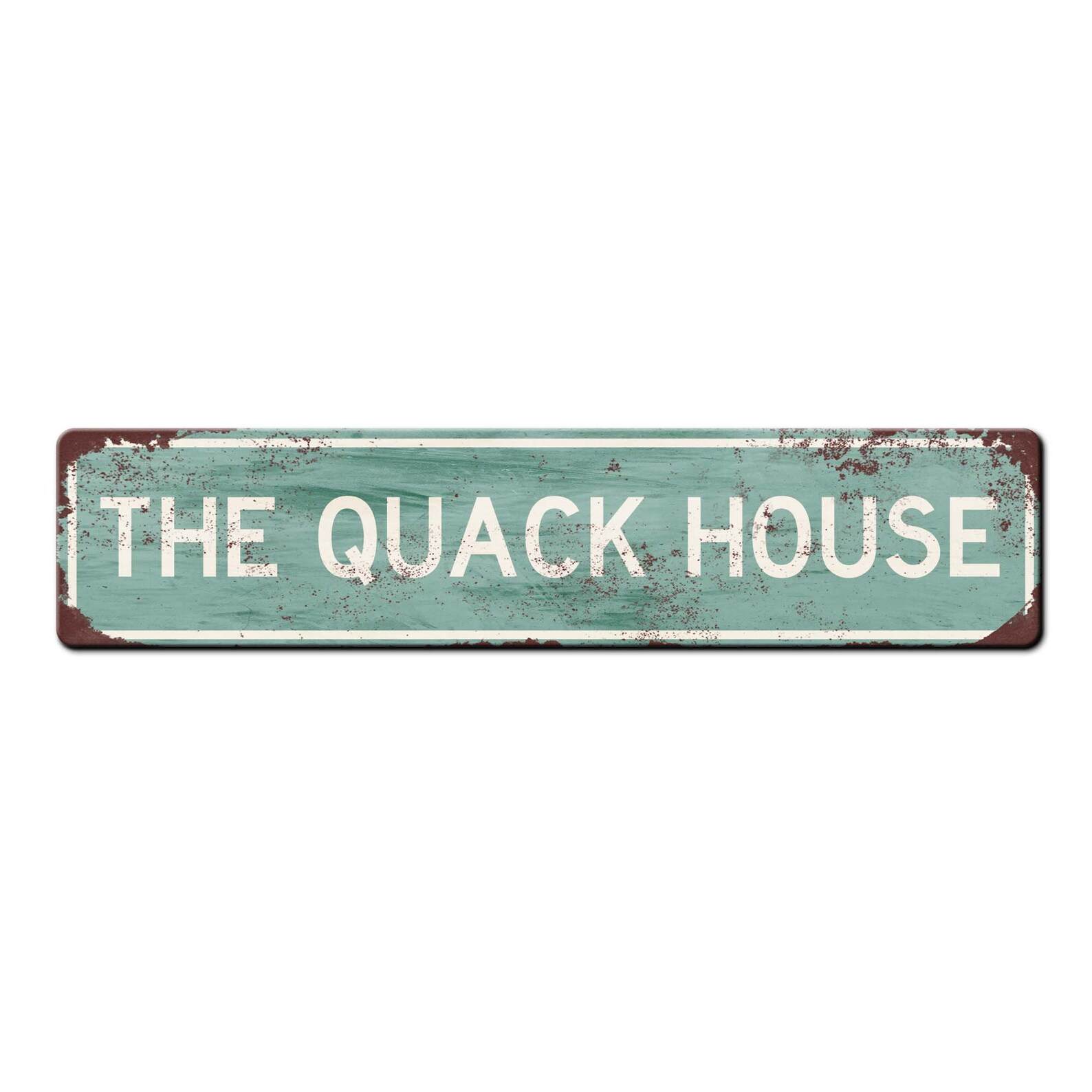 The Quack House Funny Duck House Sign Backyard Duck Sign | Etsy
