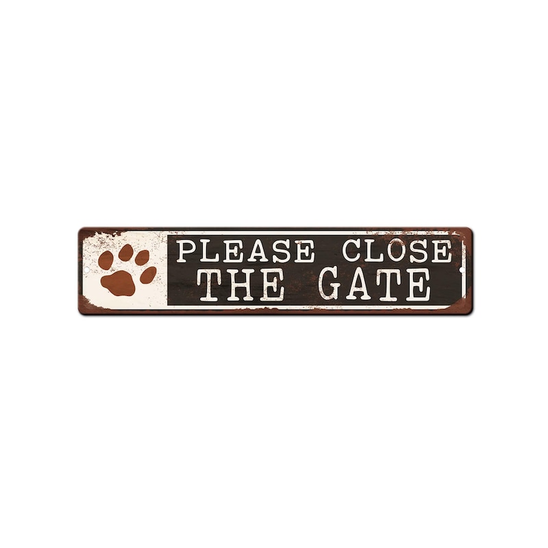 Dog Run Metal Signs - Etsy