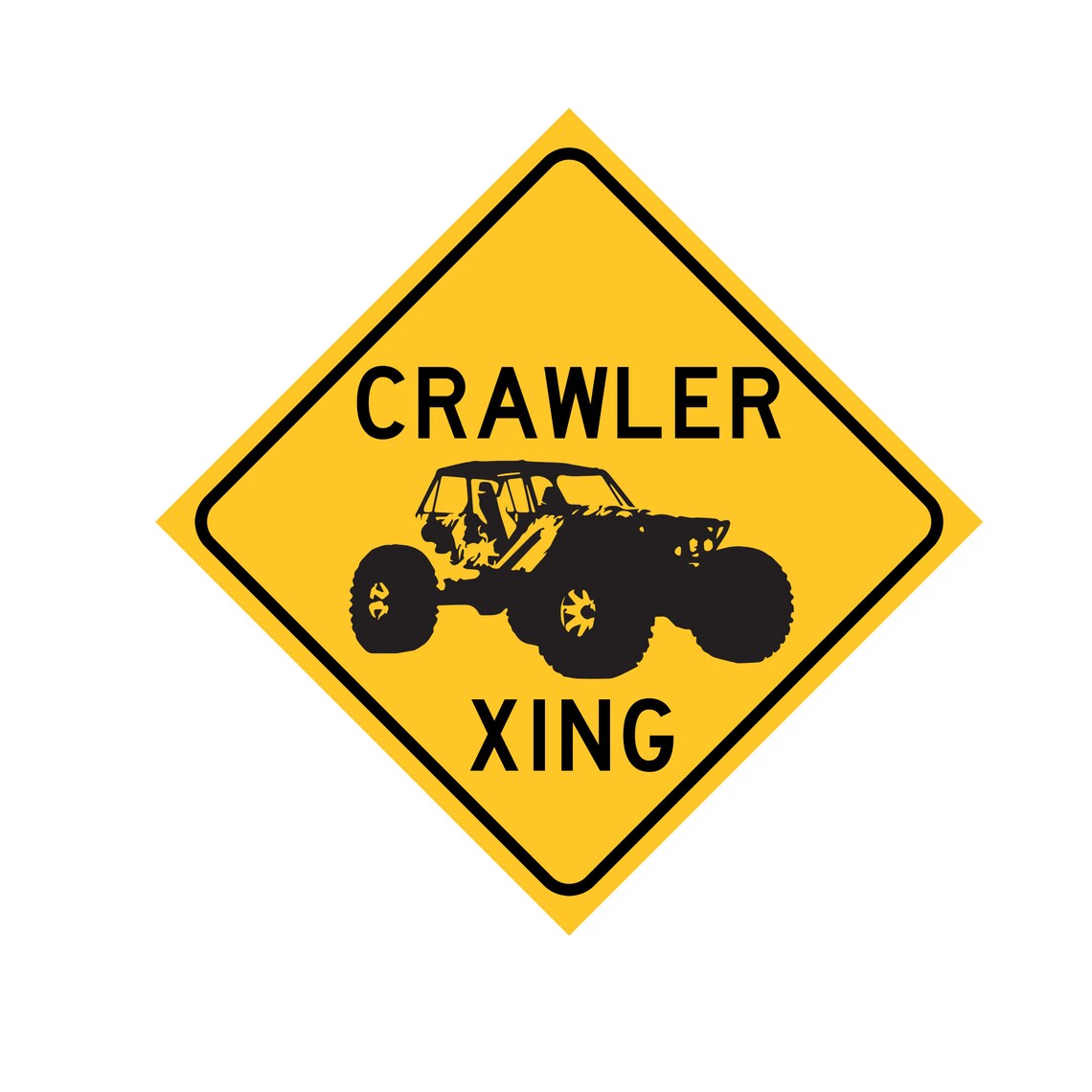 RC Crawler Crossing Metal Sign RC Shop Décor Radio - Etsy