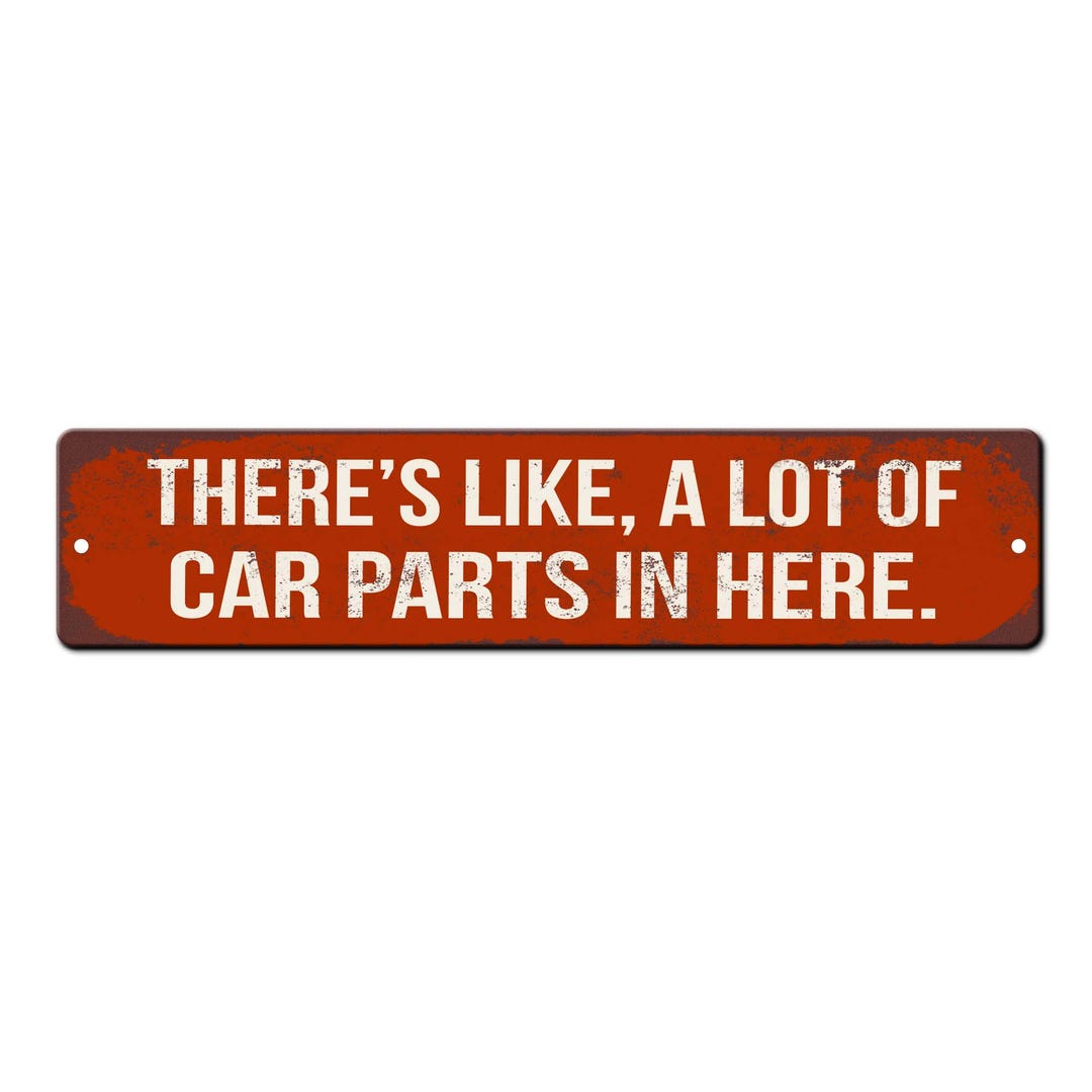 Funny Mechanic Metal Garage Sign - Classic Car Sign - Car Collector ...