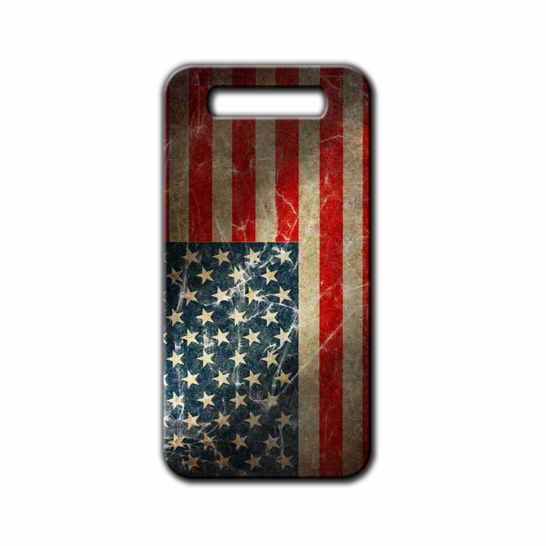 American Flag Bag Tag, USA Luggage Tag,patriotic, Aged Flag Tag,red ...