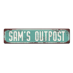 Personalized Outpost Sign - Custom Cabin Sign - Funny Cabin Decor ...