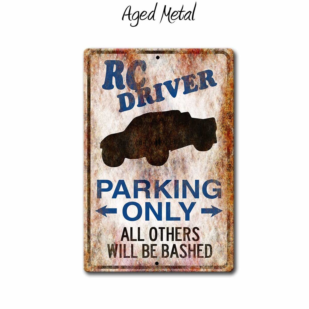 RC Car,remote Control Truck,rc Driver,vintage Sign,metal Sign,rc Sign ...