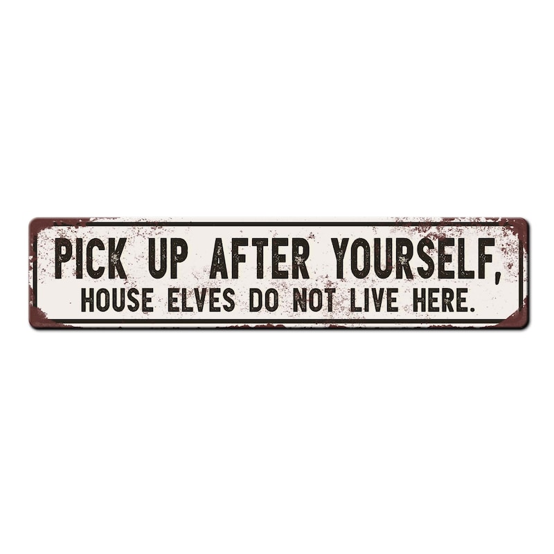 Please Clean up After Yourself Signs - Etsy