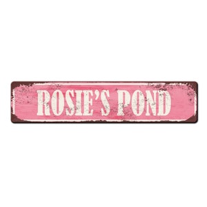 Custom Pond Sign - Personalized Memorial Pond Sign - Personalized ...