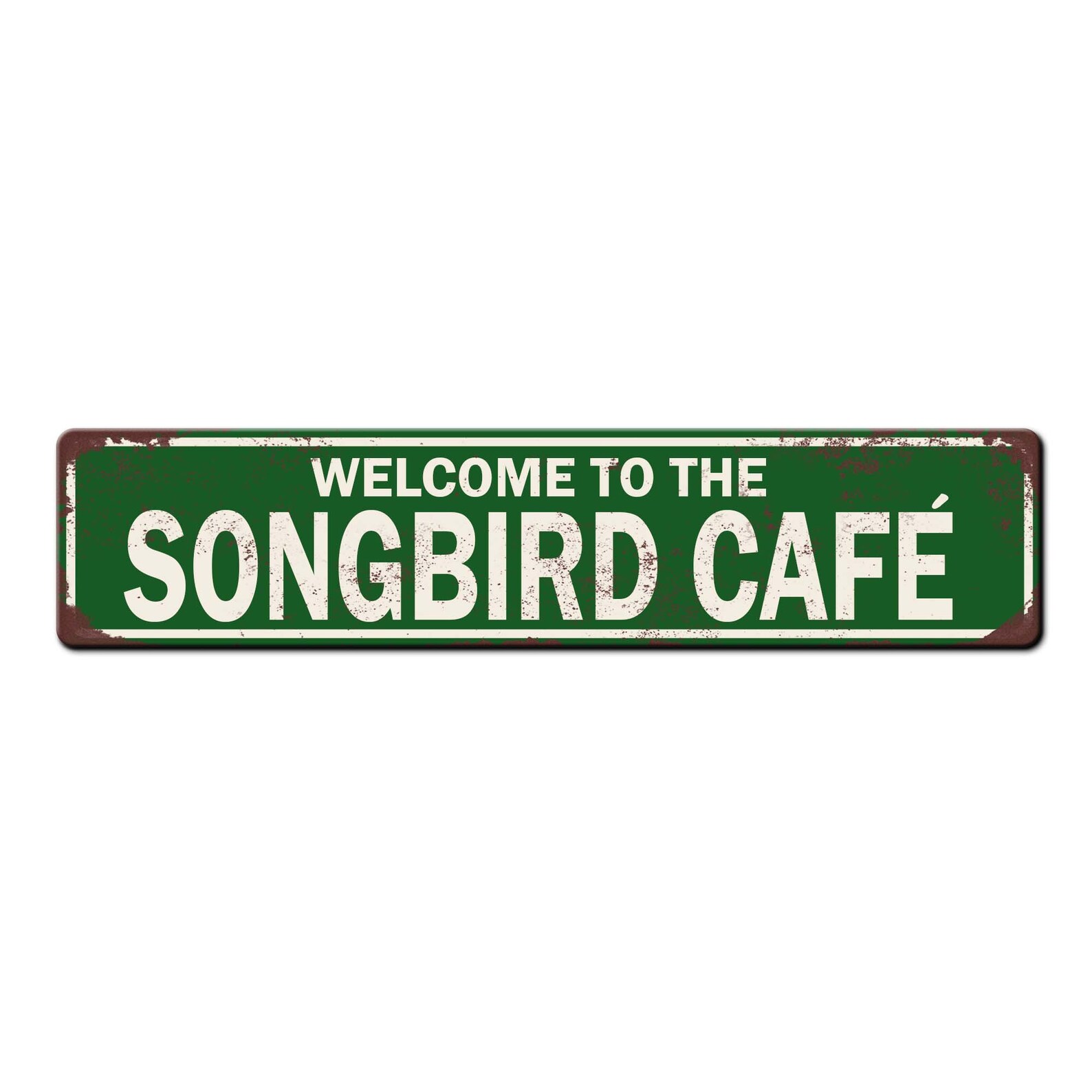Bird Feeder Sign - Welcome to the Songbird Cafe - Backyard Songbird ...