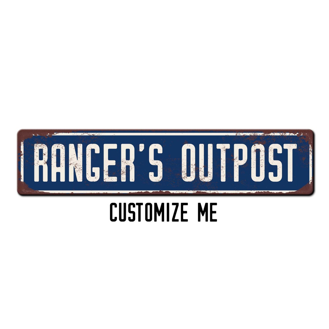Personalized Outpost Sign - Custom Cabin Sign - Funny Cabin Decor ...