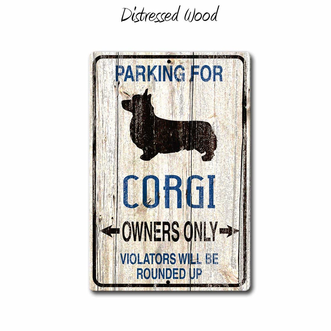 Corgi Signcorgi Giftfunny Metal Signdog Signdog - Etsy