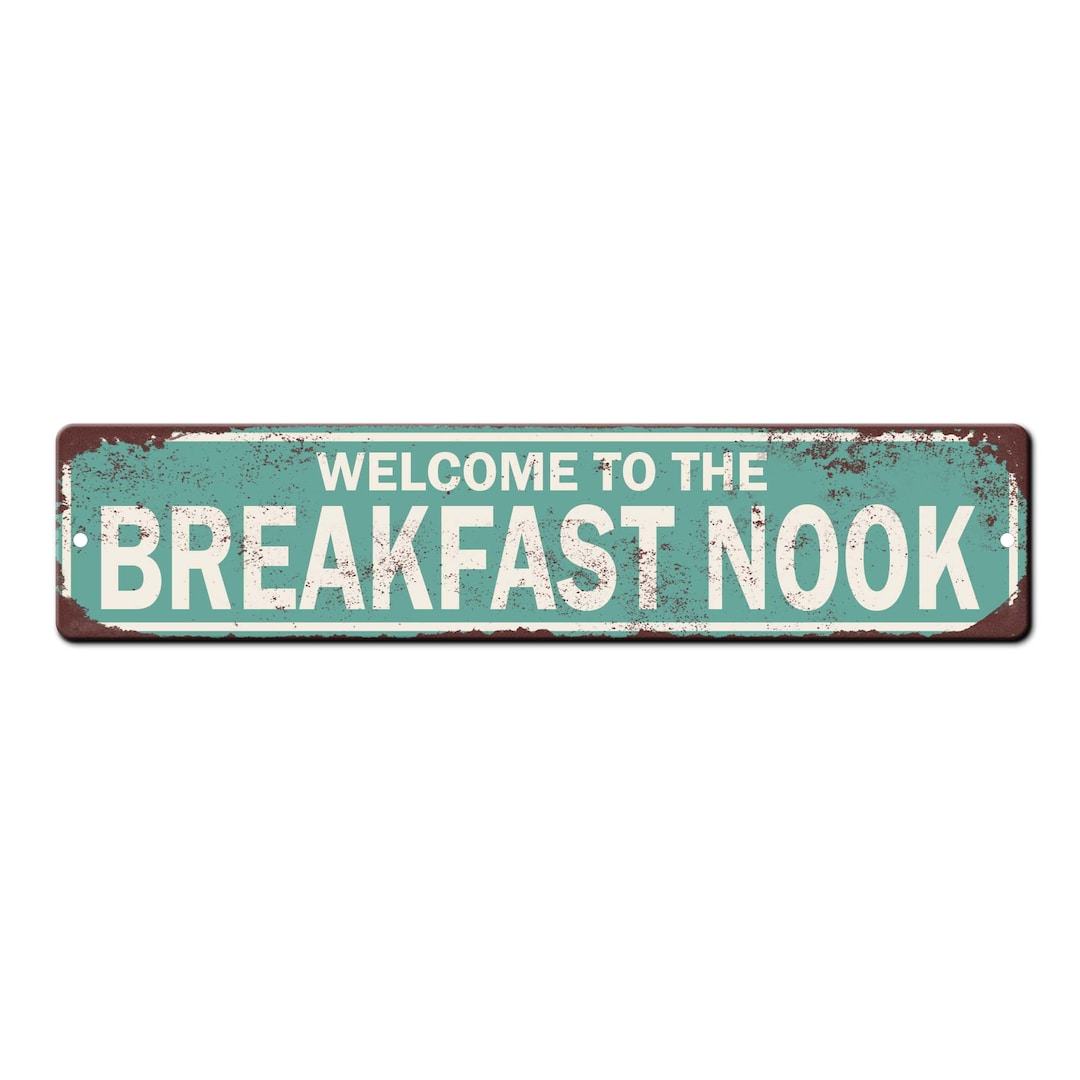 Breakfast Nook Coffee Sign - Kitchen Nook Sign - Family Breakfast Sign ...