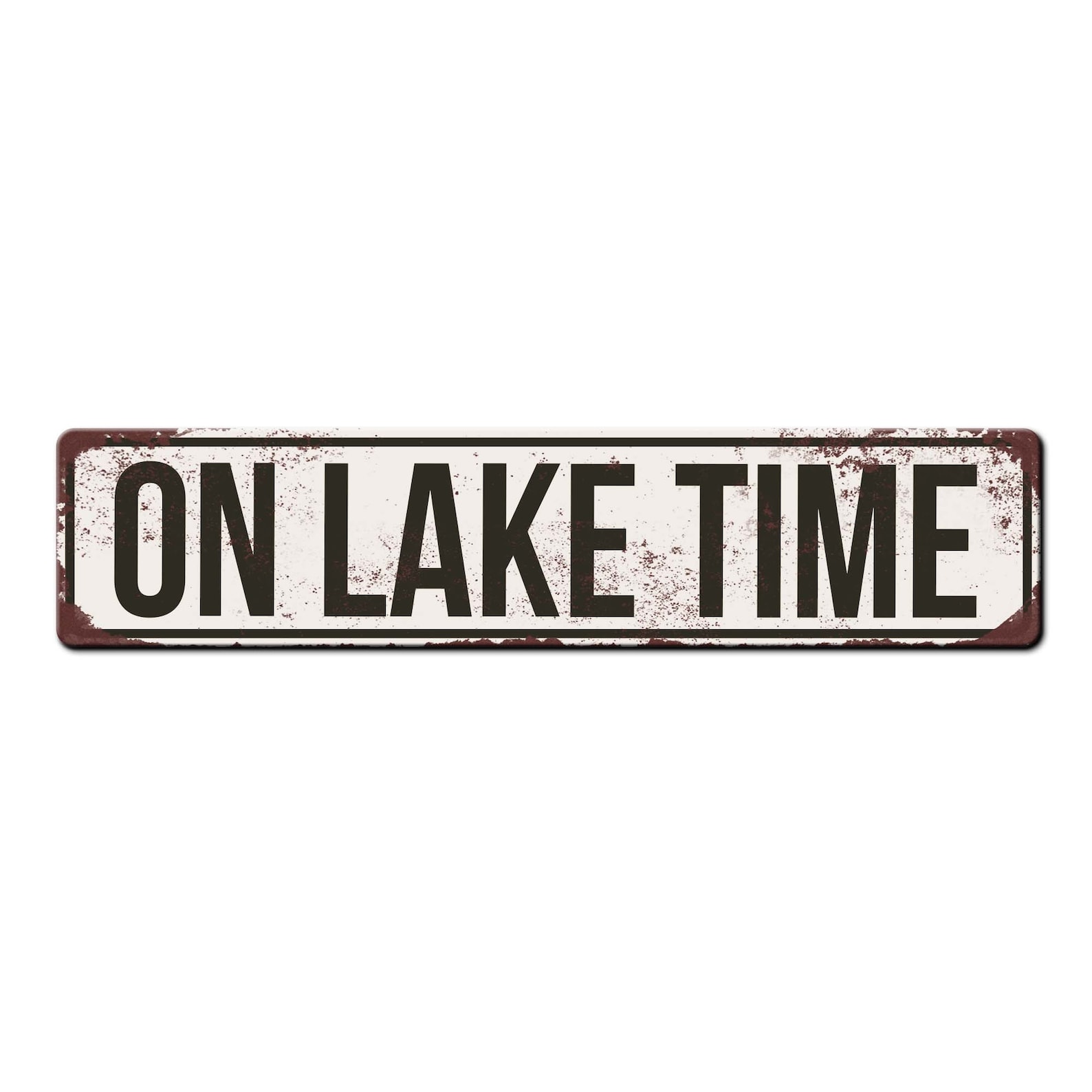 On Lake Time Lake House Sign Décor Lake Home Decorations - Etsy