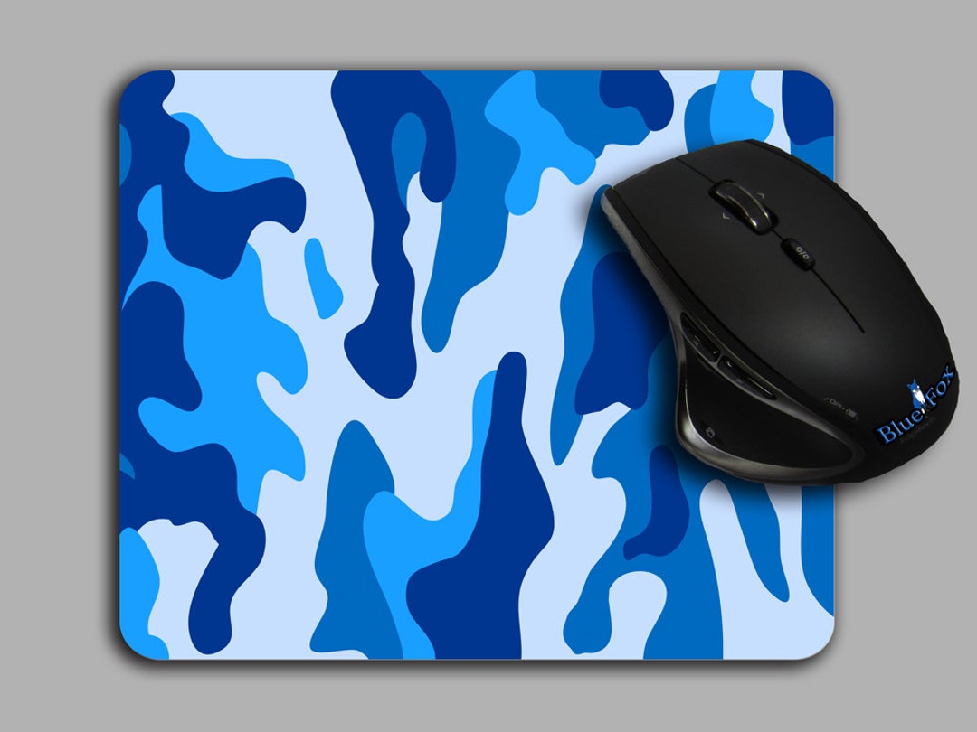 Camouflage Mouse Pad, Blue Camo Pattern Mousepad MP-097 - Etsy