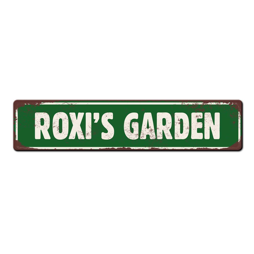 Personalized Garden Sign - Custom Garden Gate Sign - Gardener Friend ...