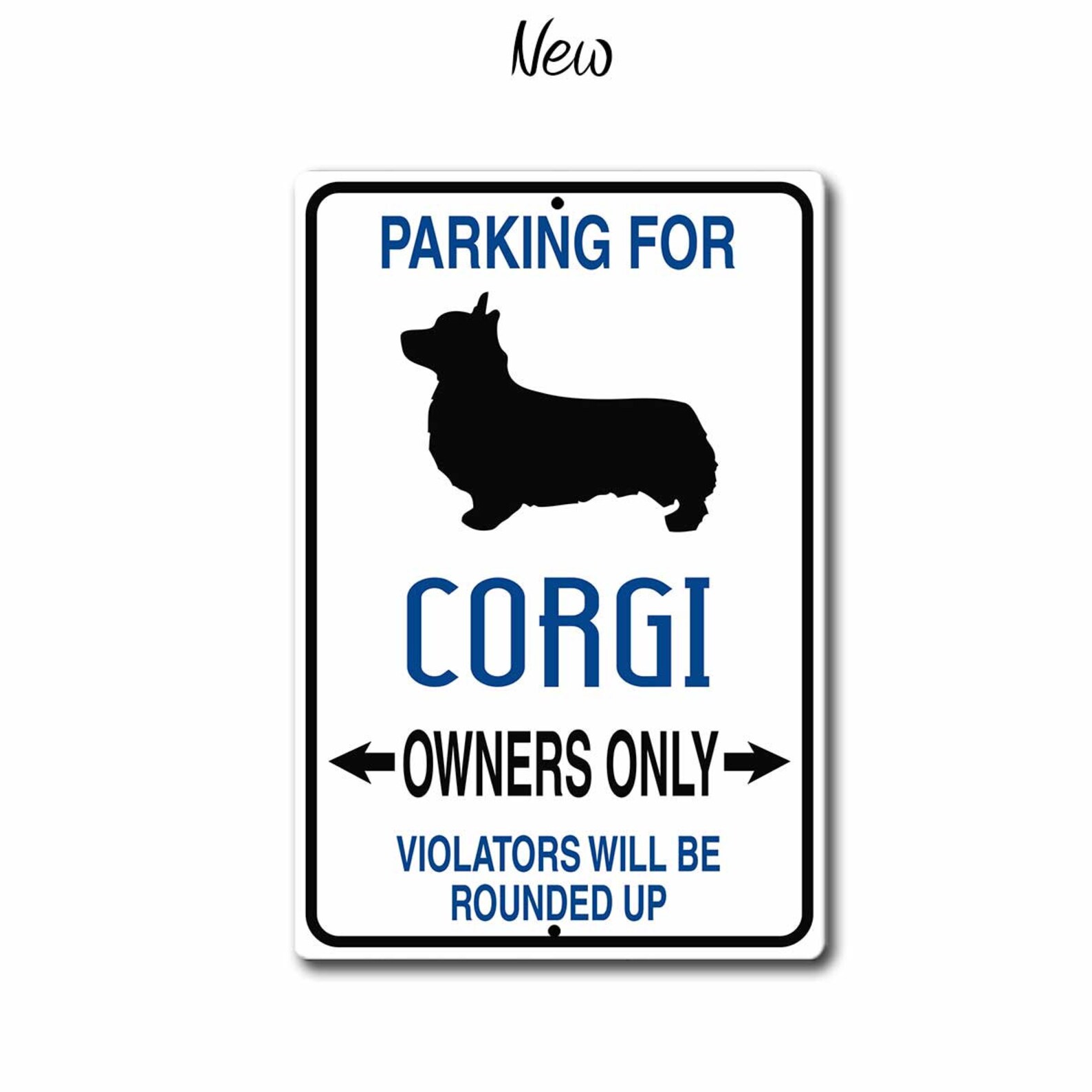 Corgi Signcorgi Giftfunny Metal Signdog Signdog - Etsy