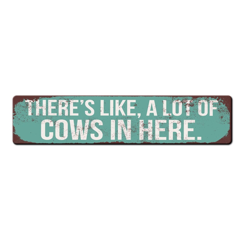 Cow Sign - Etsy
