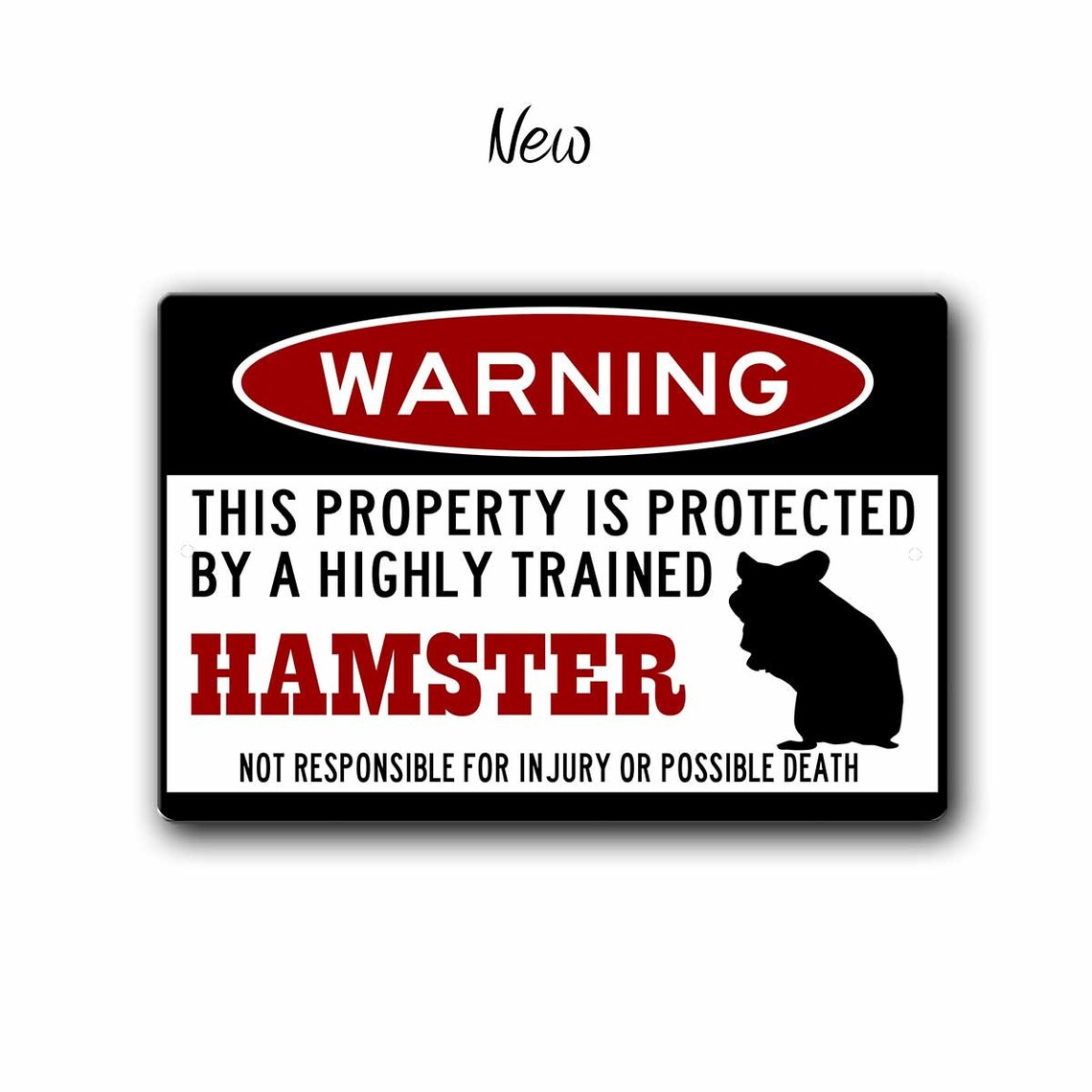 Hamster SignFunny Hamster SignHamster | Etsy
