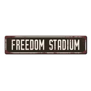 Personalized Stadium Sign - Custom Stadium Sign - Funny Sports Decor ...
