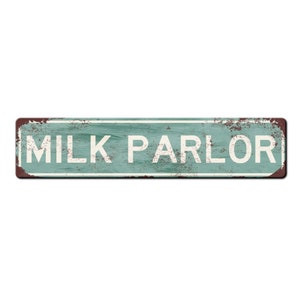 Milking Parlor Sign - Home Dairy Maid Gift - Dairy Farmer Sign - Dairy ...