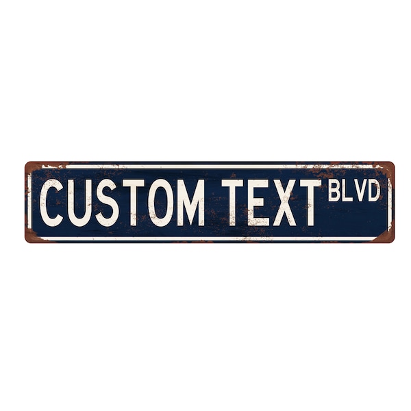 Metal Street Sign - Etsy
