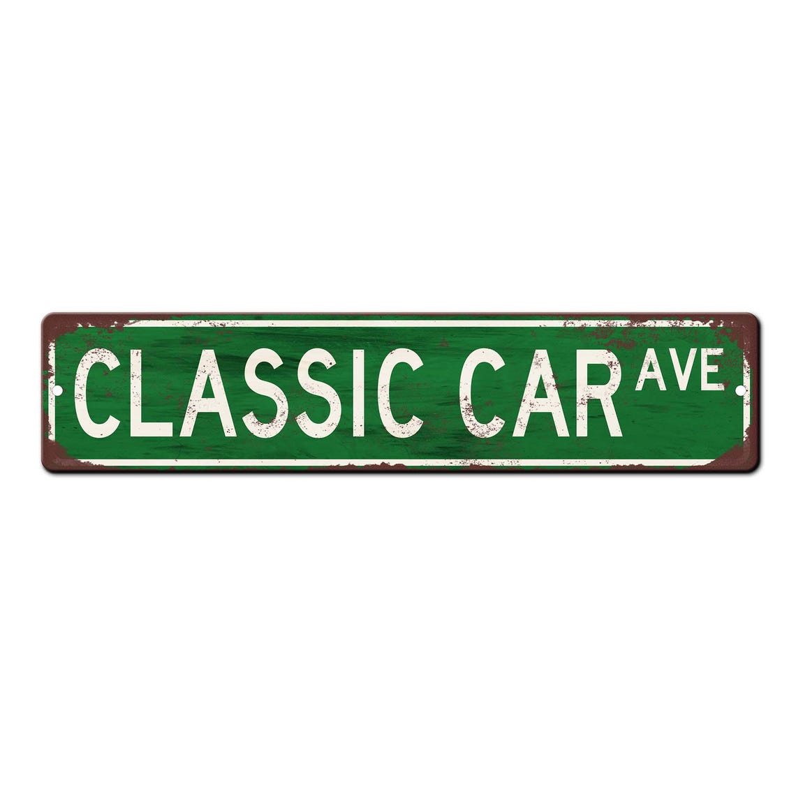 Classic Car Ave Street Sign - Car Lover Sign - Man Cave Sign - Garage ...