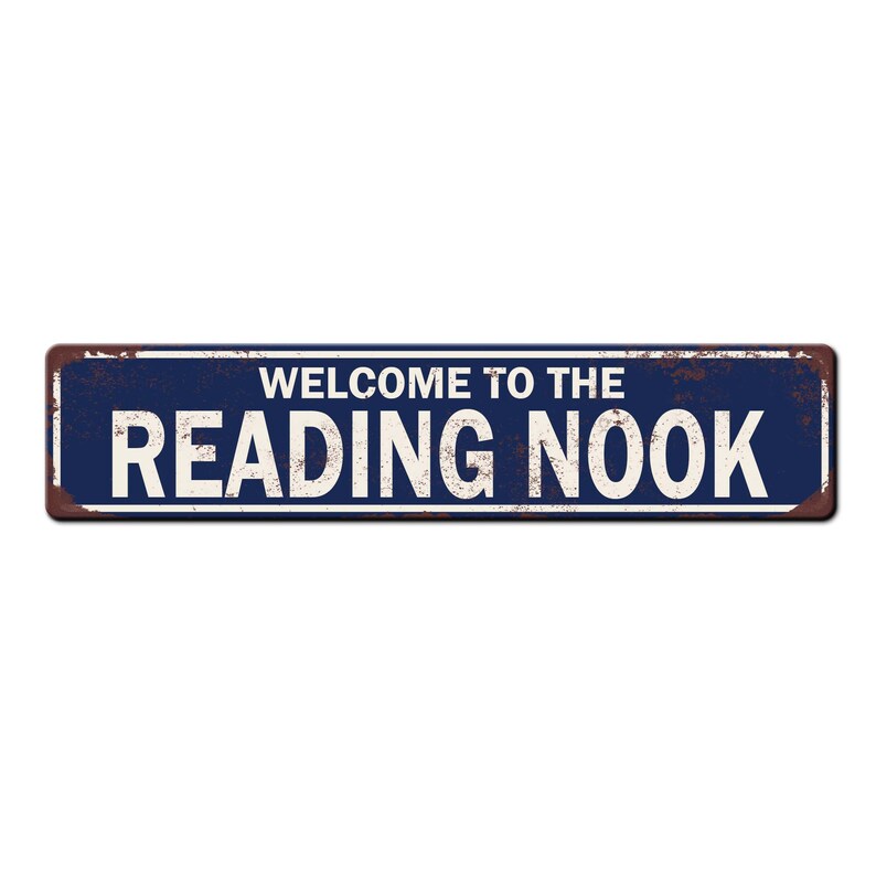 Reading Nook Sign Home Library Décor Book Lover Gift - Etsy