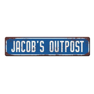 Personalized Outpost Sign - Custom Cabin Sign - Funny Cabin Decor ...