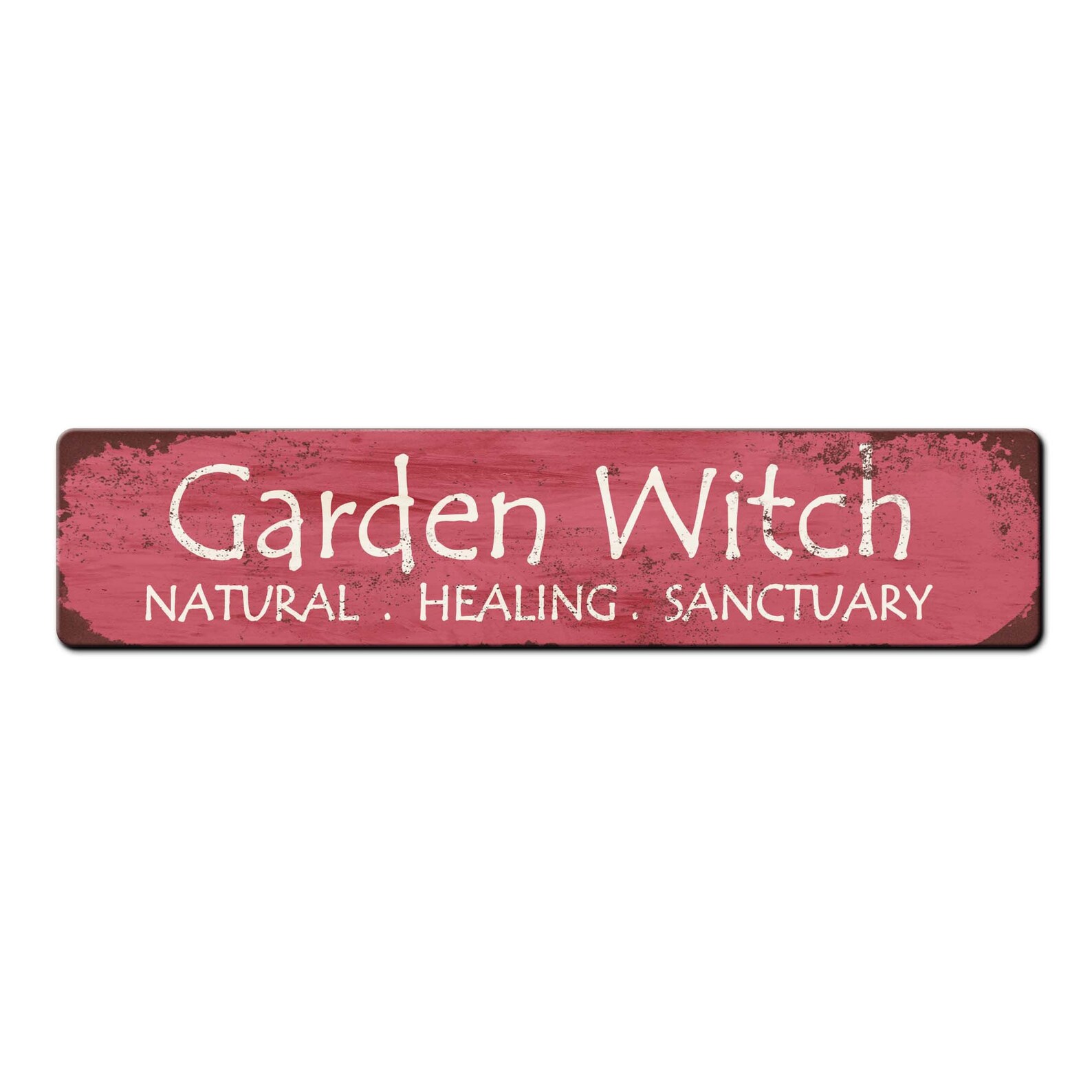 Garden Witch Metal Garden Sign - Garden Gate Sign - Medicinal Herb Sign ...