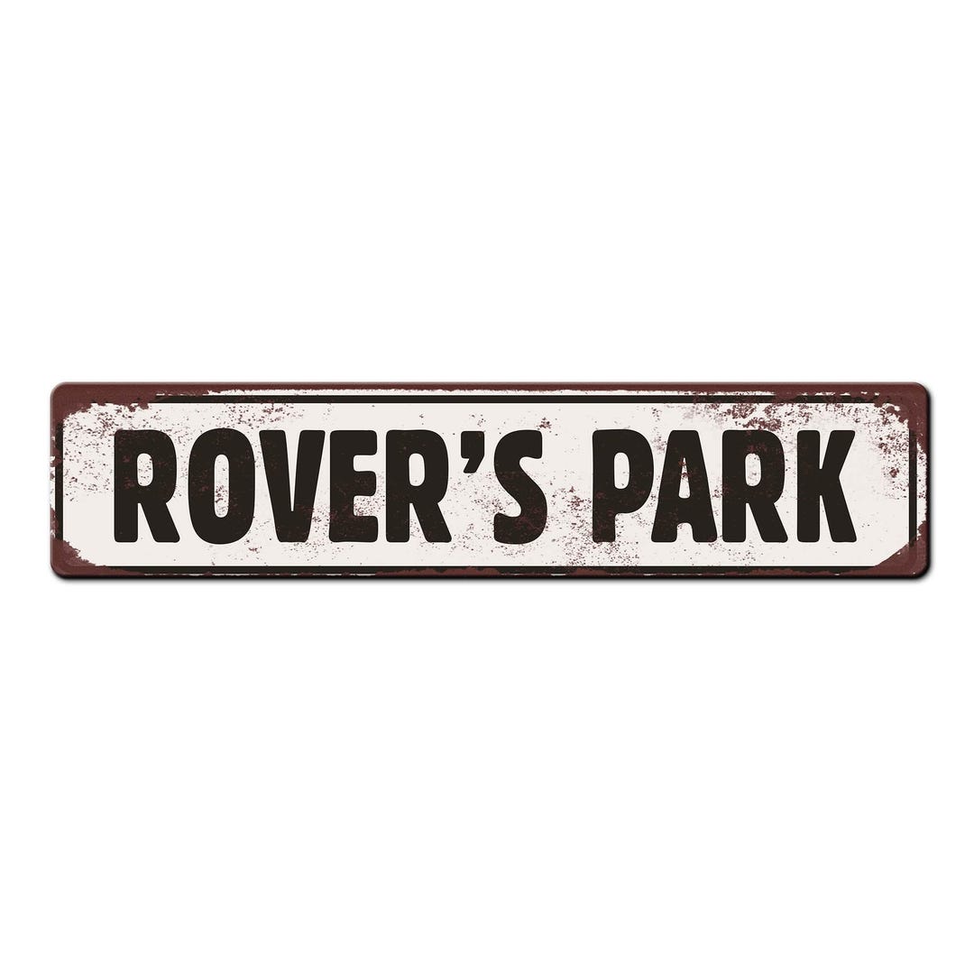 Personalized Name Park Sign - Custom Park Sign - Personalized Kids Play ...