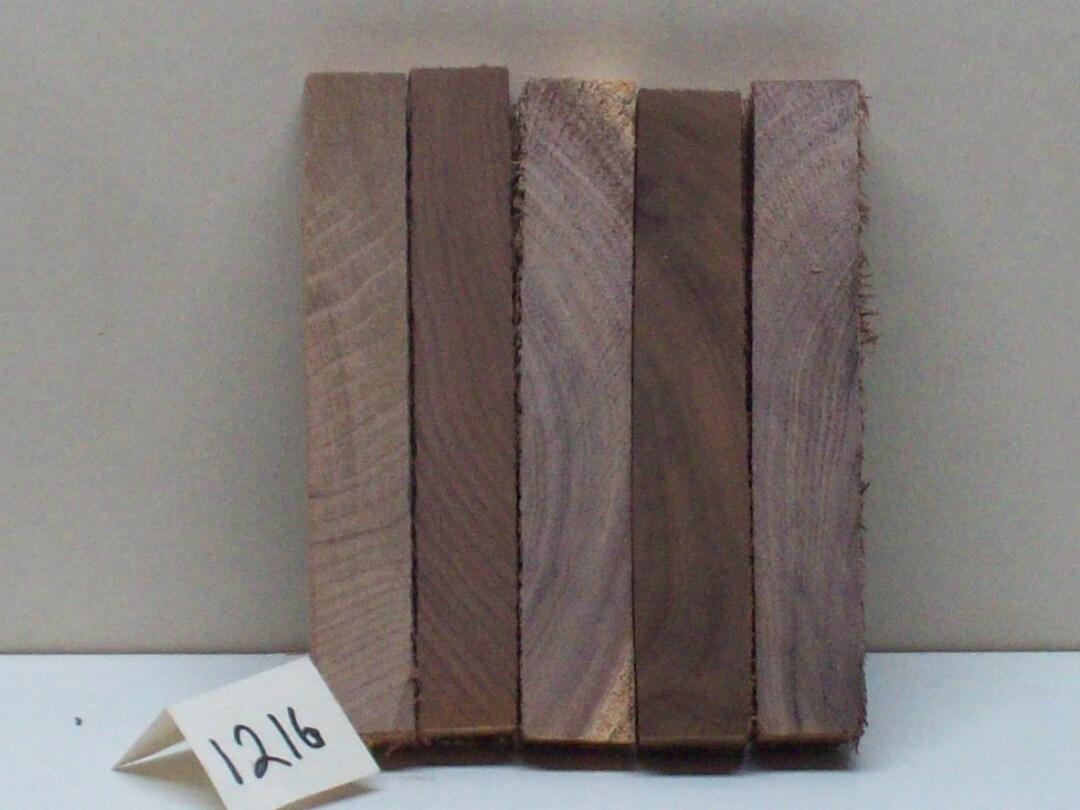 5 Walnut Pen Blanks Crosscut - Etsy