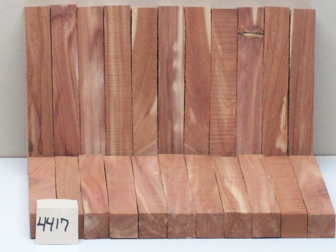 22 Red Cedar Pen Blanks - Etsy