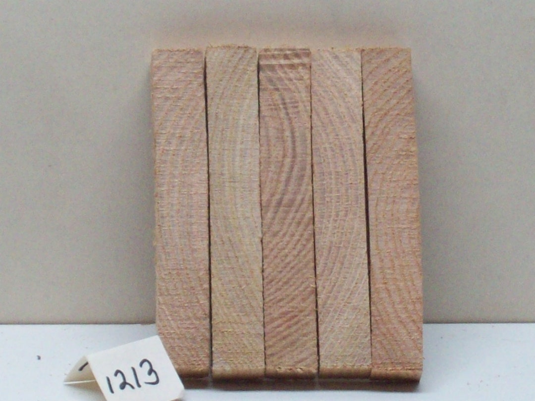5 RED ELM Pen Blanks Crosscut - Etsy