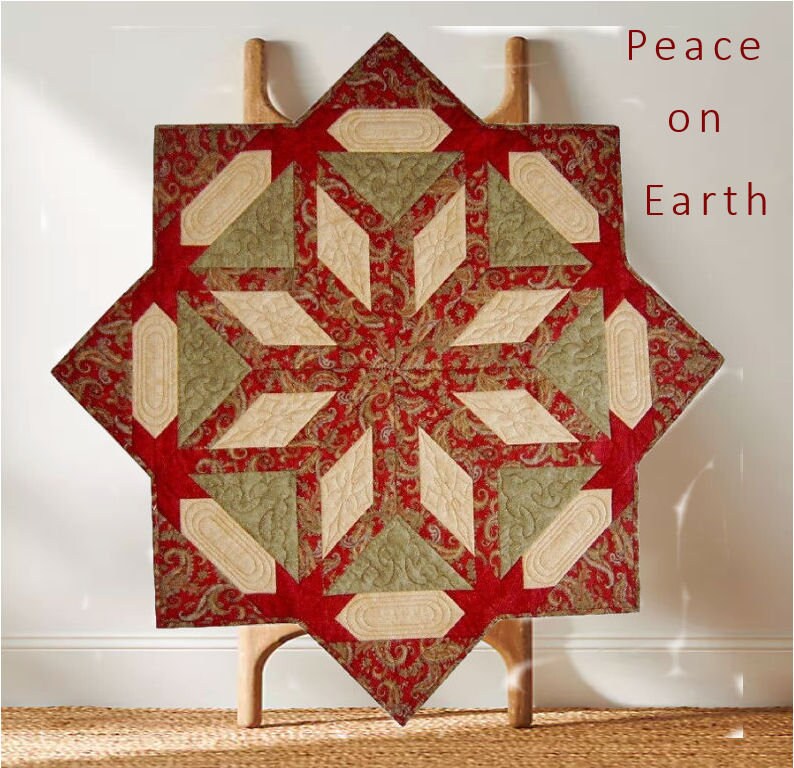 Peace on Earth- Digital Quilt Pattern - Etsy