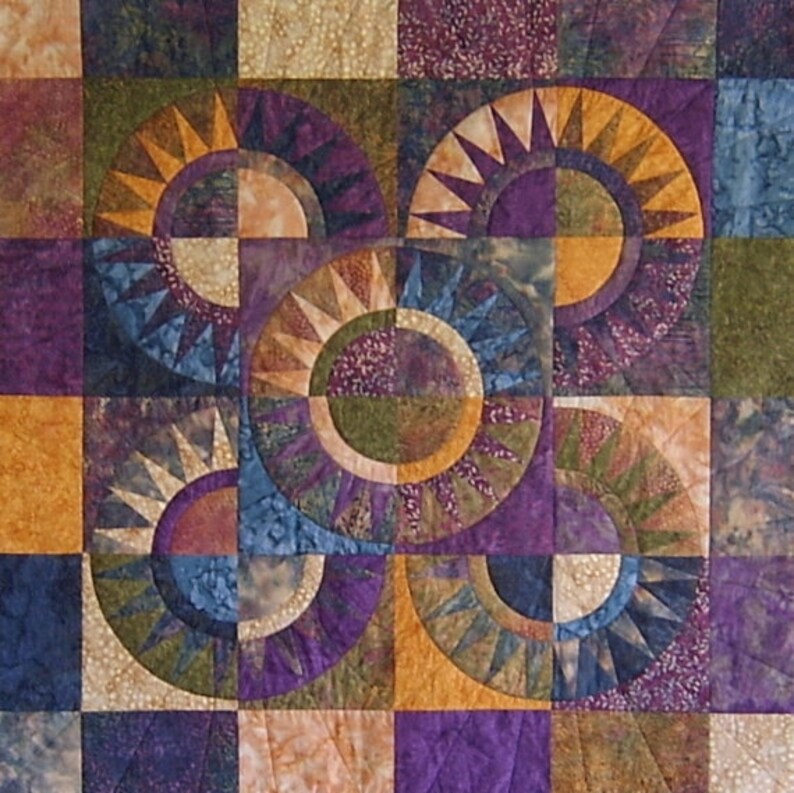 Aztec Twilight - Digital Quilt Pattern - Etsy Australia