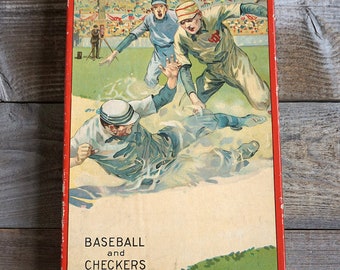 Baseball Checkers - Etsy
