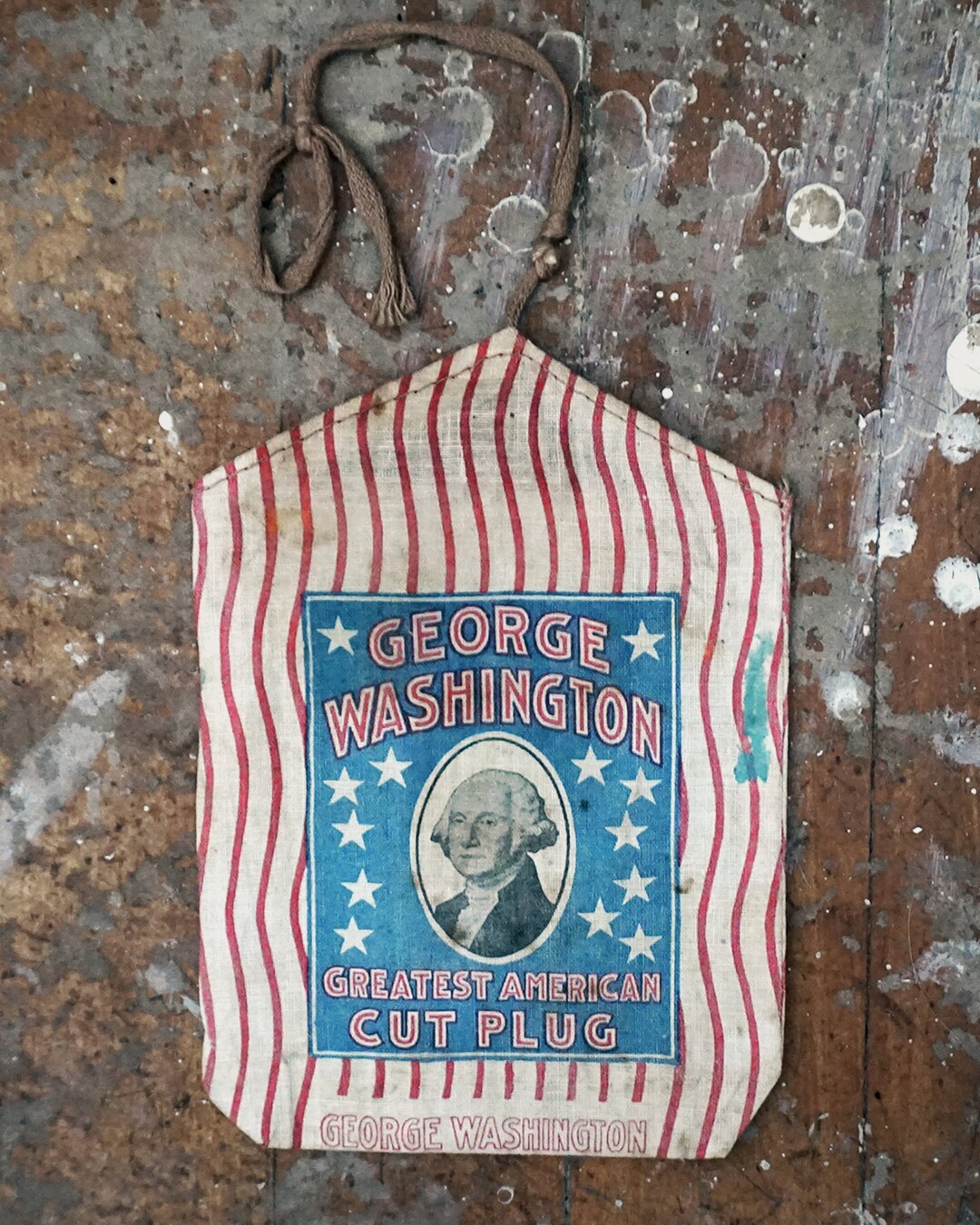 1920s George Washington Tobacco Pouch Cut Plug Cloth Bag - Etsy
