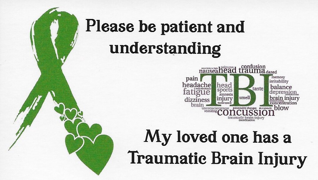 Business Cards to Identify a Loved One With a Traumatic Brain Injury ...