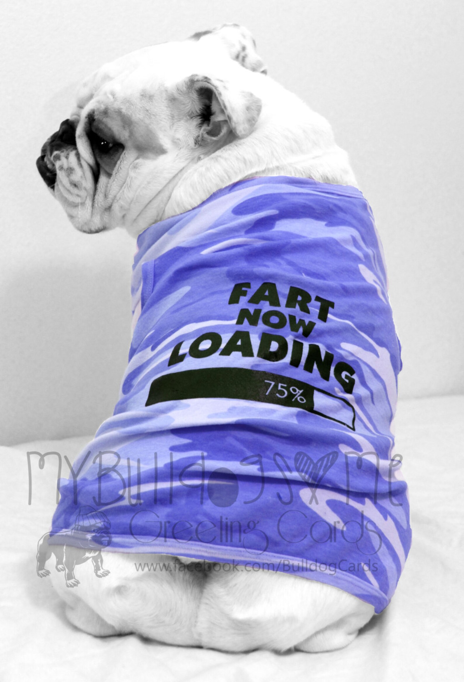 Card 32 / Clearance fart Now Loading English Bulldog - Etsy