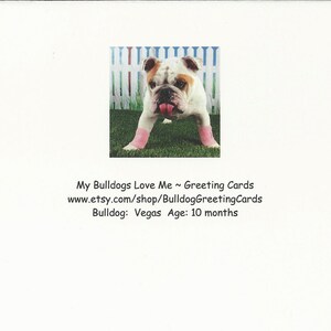 Card #18 / Poopy Vegas ~ English Bulldog Sorry Things Are Poopy ...