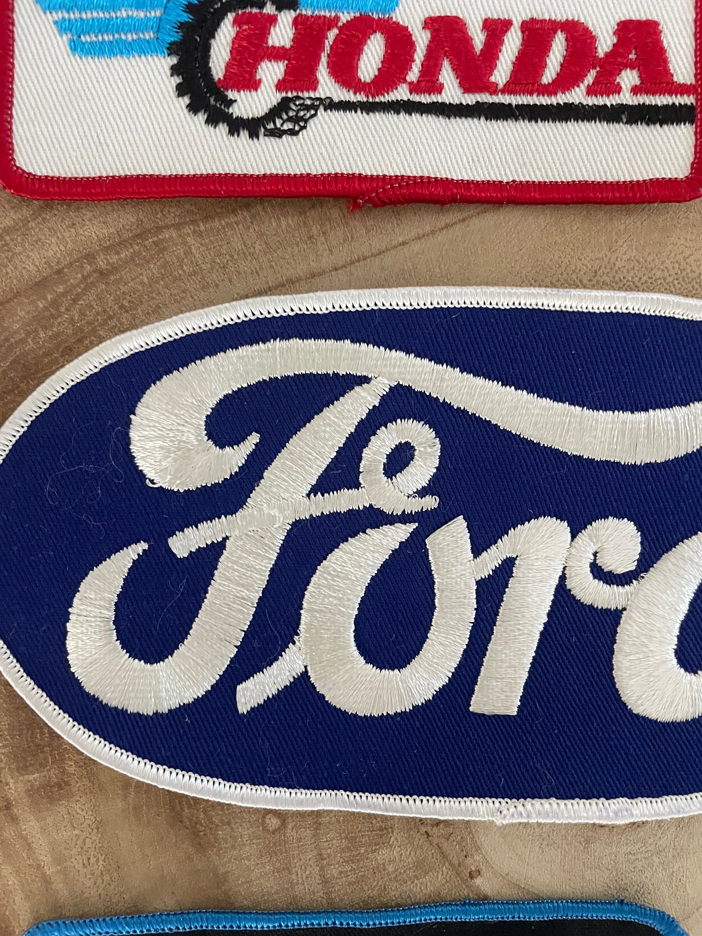 Vintage Embroidered Patches Bmw Ford Honda Motorcycle Car Truck - Etsy