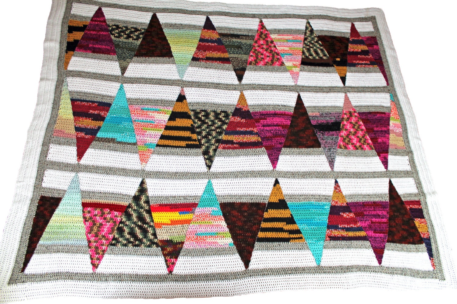 Crochet quilt pattern Amazing One-Stitch afghan pdf file | Etsy