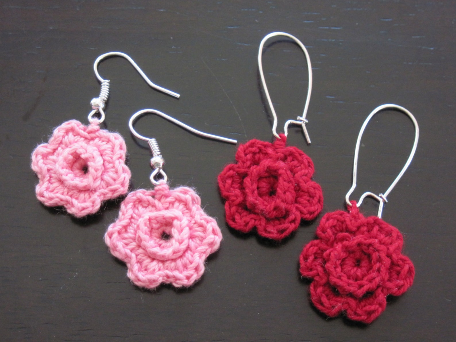 Crochet Earring Pattern Flower Earring Crochet Pattern - Etsy