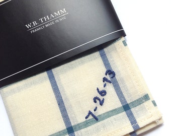 Embroidered Pocket Square - Etsy