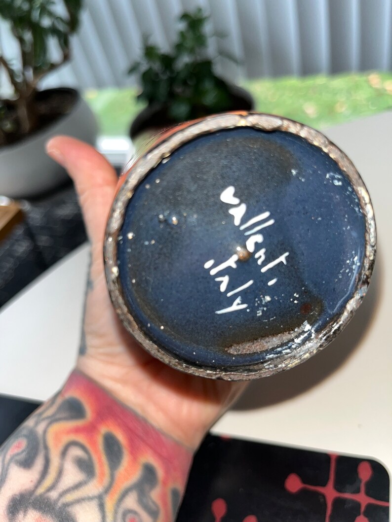 Fabulous Mid-century Modern Vallenti Italy Enamel on Metal Abstract ...
