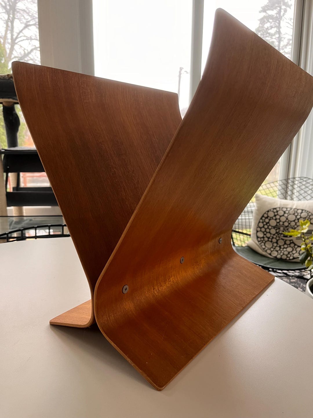 Magnificent Modern Bentwood Magazine Rack by Paul Rowan for Umbra - Etsy