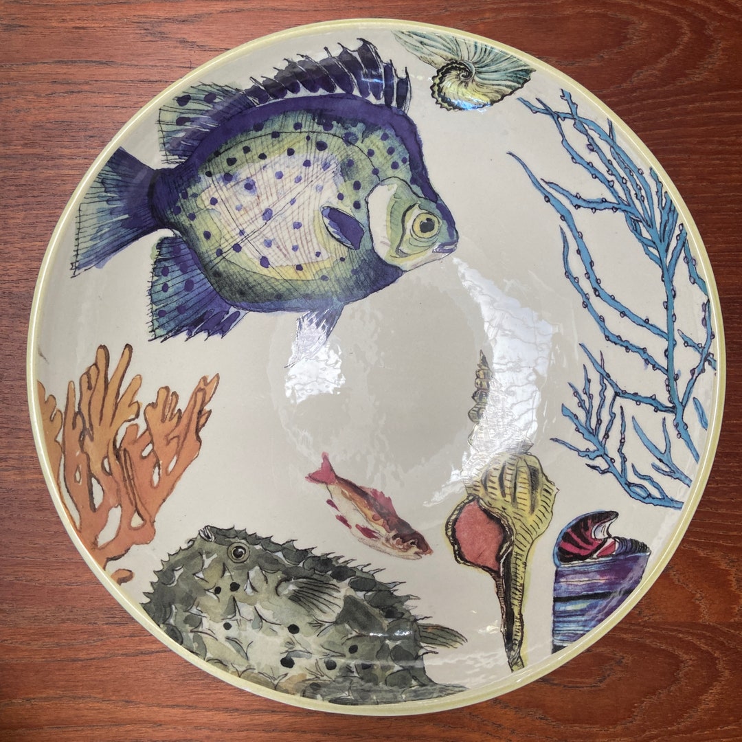 Large Fish Serving Bowl | Williams-sonoma 2012 Poisson Collection ...