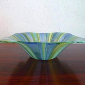 Higgins Fused Glass Tray and Bowl Set - Mid Century Modern - Etsy